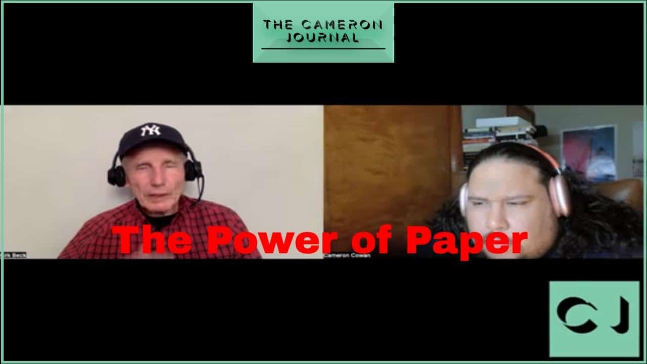 Government by Men Who Sit at Desks with Kirk Beck - The Cameron Journal